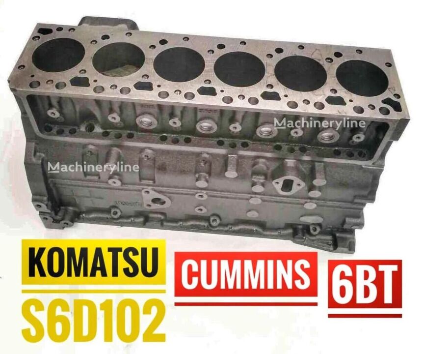 Bloc Motor Komatsu S6D102 Cummins 6BT blok cilindara za građevinske mašine