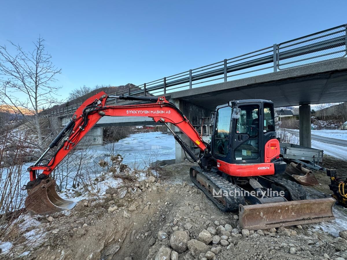 Prodaje se Kubota KX057-4 gravemaskin - Sentralsmøring - Gummibelter - Tiltrotator mini bager na aukciji
