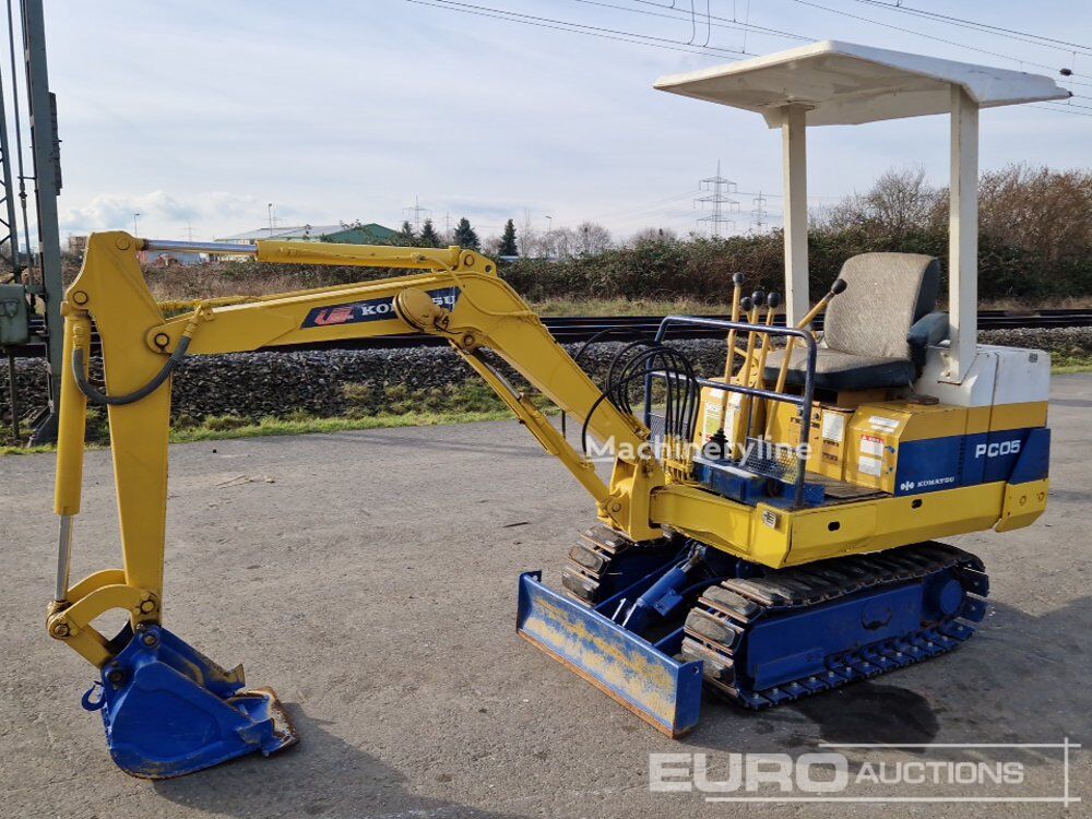 Prodaje se Komatsu PC05-6 mini bager na aukciji