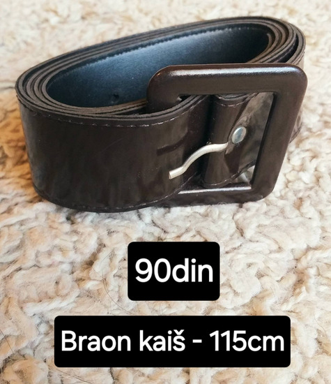 Kaiš braon ženski 115cm