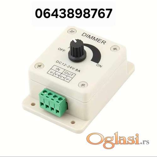 LED Dimer regulator 8A za LED trake