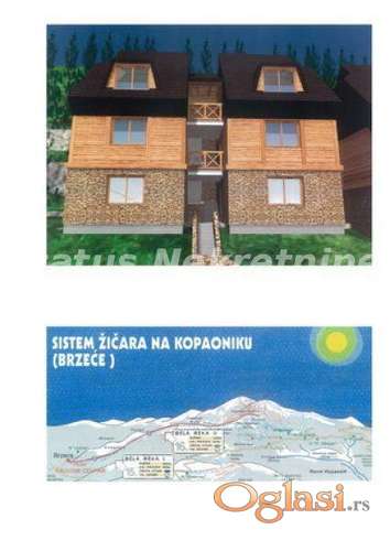 Kopaonik Brzeće-FANTASTIČNI KOMPLEKS OD ŠEST APARTMANA PO 33 m2 U IZGRADNJI KOD GONDOLE