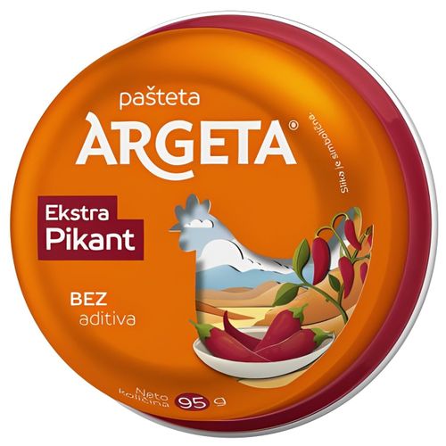 Argeta pašteta kokošija extra pikant 95g