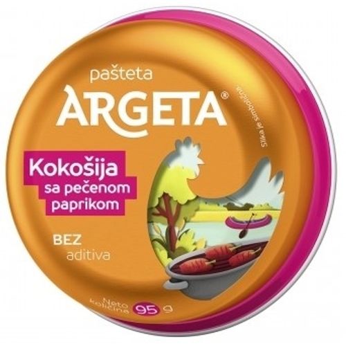 Argeta pašteta sa pečenom paprikom 95g