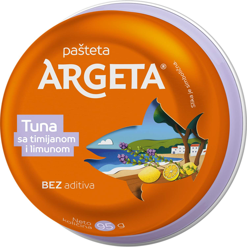 Argeta paštetaTuna timijan i limun 95g