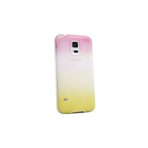 Maska Rainbow za Samsung I9500 roze-zuta