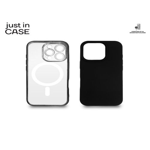 JUST IN CASE 2u1 Extra case MAG MIX PLUS paket CRNI za iPhone 16 Pro MAGPL117BK