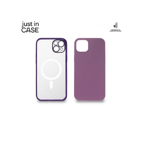 JUST IN CASE 2u1 Extra case MAG MIX PLUS paket ljubičasti za iPhone 14 Plus