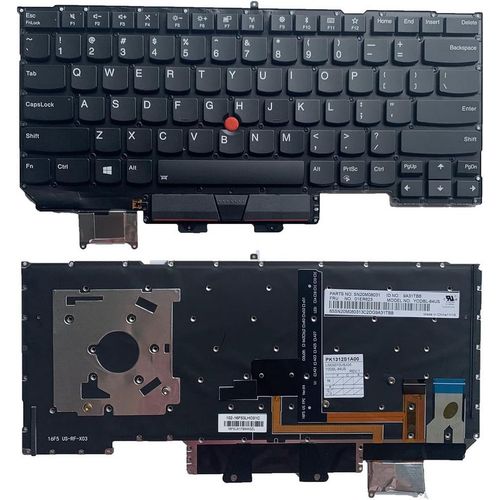 Tastatura za laptop Lenovo Thinkpad X1 Carbon X1C Gen 5th 6th 2017-18 veliki enter, backlight i gumb