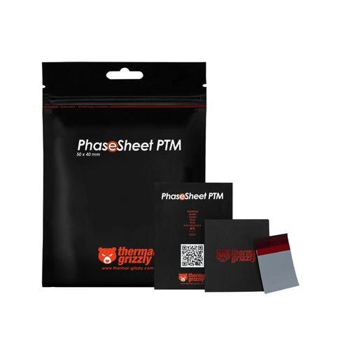 Thermal Grizzly TG PhaseSheet PTM 50×40×0.2mm Termal pad (TG‑PS‑50‑40)