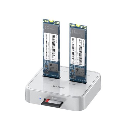 MAIWO Docking Station K3016SD USB 3.1 Tip C na 2 x M.2 SATA & PCIe NVMe