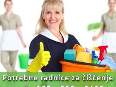 Potrebne radnice za čišćenje 60 -120.000