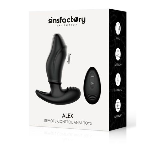 Analni vibrator sa pomeranjem Alex