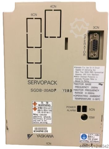Ekran AC servo paketa
Screen/Yaskawa AC Servo Pack (SGDB-20A AD-Y193)