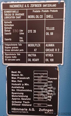 CNC mašina za savijanje
Hämmerle AP 200-3100