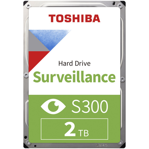 HDD Video Surveillance TOSHIBA S300 2TB SMR, 3.5, 128MB, 5400RPM, SATA, TBW: 180 ( HDWT720UZSVA )