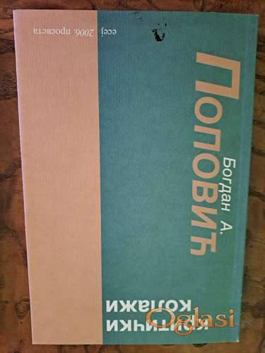 Bogdan A. Popović, Kritički kolaži,( Prosveta, Beograd, 2006. Cena: 350 dinara. Tel.060-58-58-153
