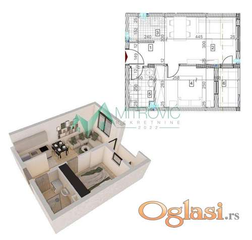 Sremska Kamenica - Kvalitetna zgrada - stanovi od 28m2 do 130 m2