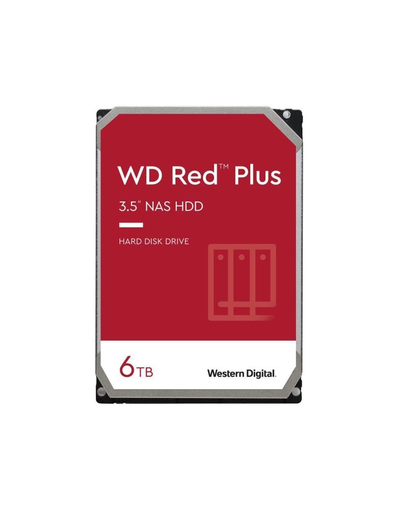 WD 6TB 3.5" SATA III 256MB IntelliPower WD60EFPX Red Plus
