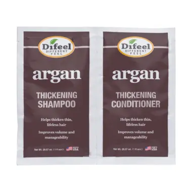 DIFEEL Set šampon i balzam za volumen kose - argan 2 x 29,57 ml
