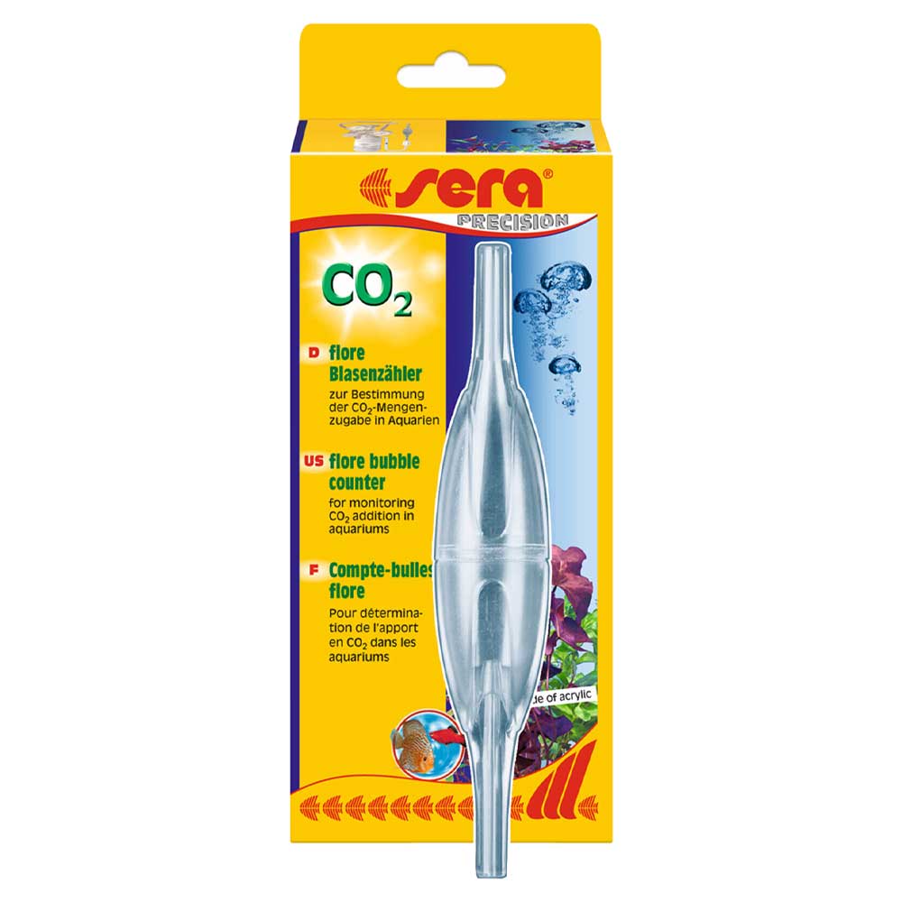 Sera flore CO2 bubble counter