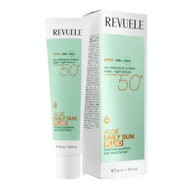 REVUELE Fluid za lice SPF50 - aloja