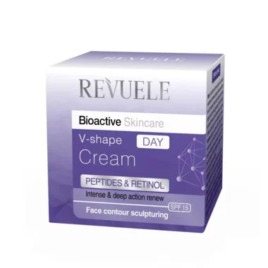 REVUELE Dnevna krema za regeneraciju kože SPF15 REVUELE Bioactive Peptides & Retinol V-shape