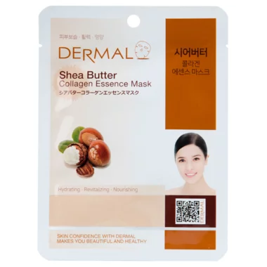 DERMAL Sheet maska za lice DERMAL Collagen Essence šea puter