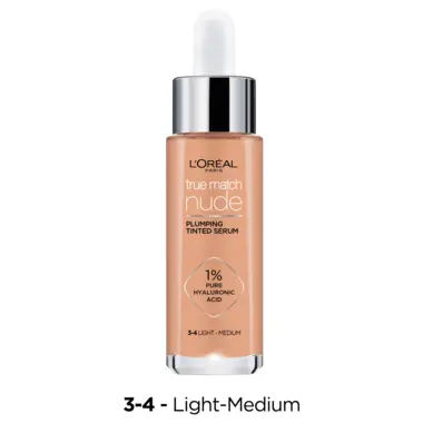 L'Oreal Paris
Tonirani serum - True Match Nude 3-4 Light-Medium