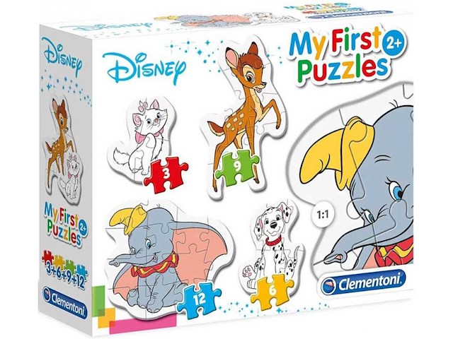 Moje prve puzzle slagalice 4u1 Disney Classic Clementoni 20806