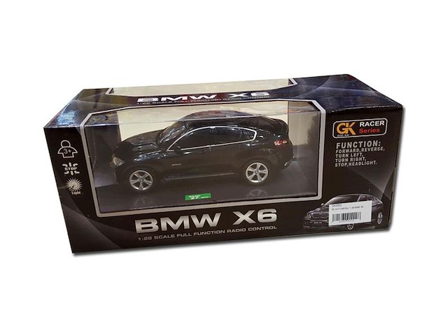 Automobil sa daljinskim upravljanjem BMW X6 1:28 GK2802