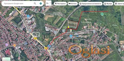 Prodajem gradjevinski plac blizu Smederevskog puta- Zvezdara