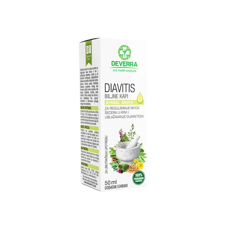 DeverraFarm Biljne Kapi DIAVITIS 50 mL