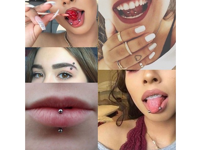 Piercing za obrvu NOVO