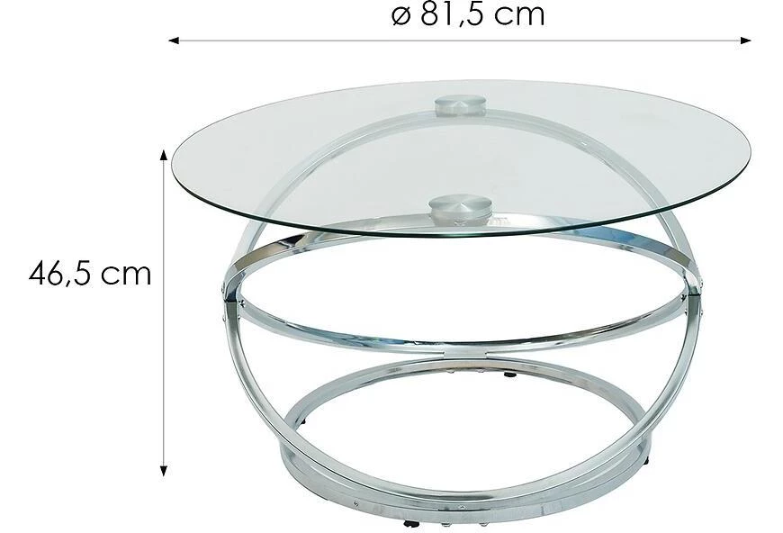 Pmc-24015 stocic chrome/staklo