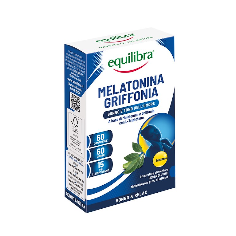 EQUILIBRA Melatonin + Griffonia (60 tableta)