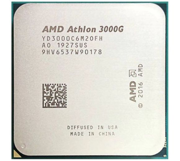 CPU AM4 AMD Athlon 3000G 2C/4T 3.5GHz, 5MB, YD3000C6M2OFH
