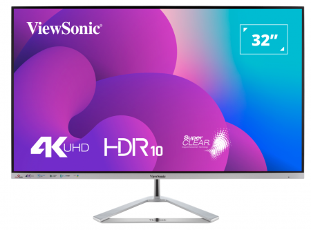 Monitor 32 Viewsonic VX3276-4K-MHD 3840x2160 UHD 4K VA 60Hz 4ms 2x HDMI DP Mini DP HDR 10 Zvučnici