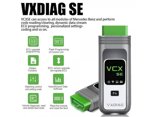 Novo - VXDIAG VCX SE VX800 OBD2 za Mercedes Benz