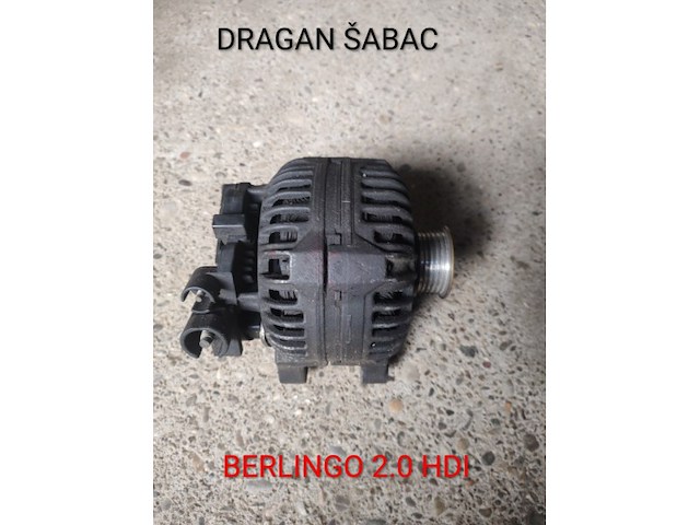CITROEN BERLINGO alternator 2.0 hdi