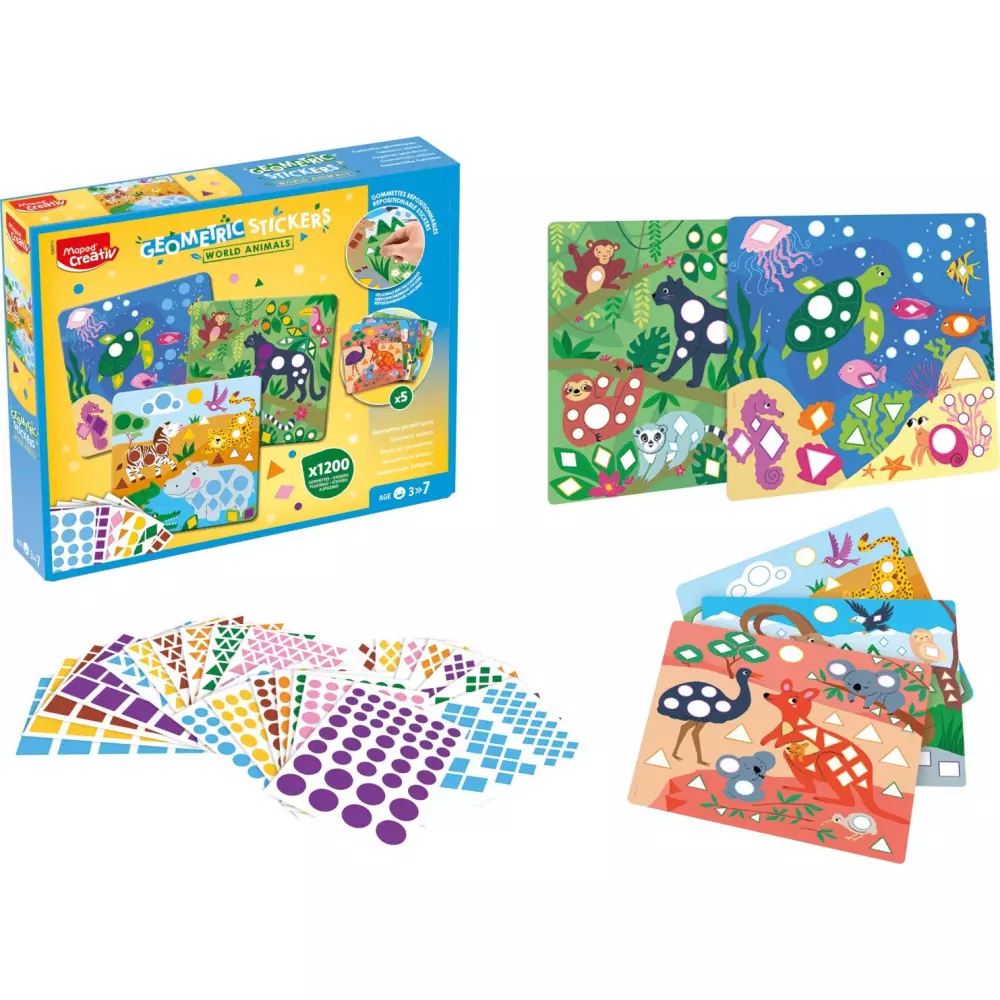 MAPED KREATIV set Geometrija zivotinja