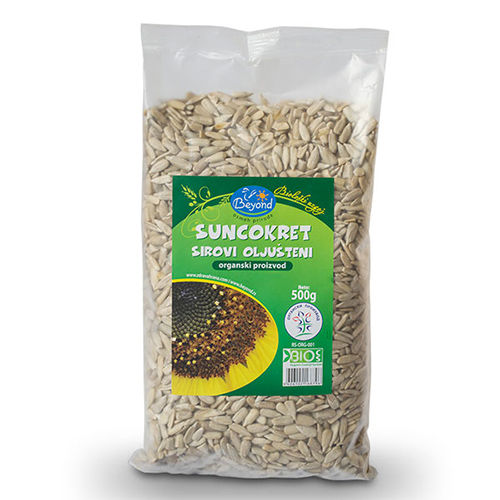 Suncokret sirovi oljušteni 500g (organski)