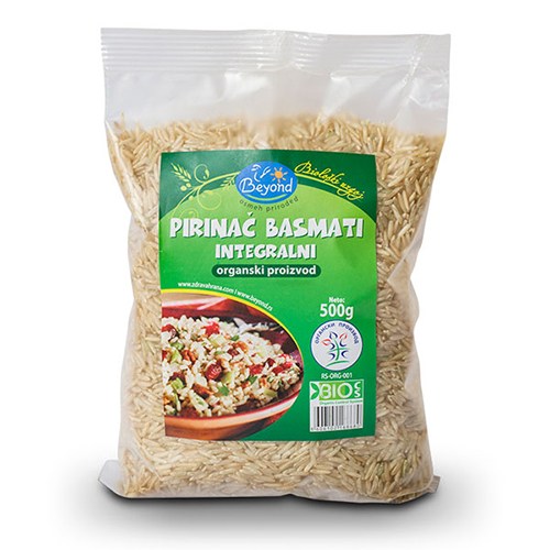 Pirinac basmati integralni 500g (organski)