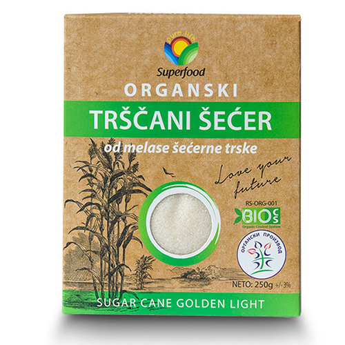 Trščani smeđi šećer 250g (organski)