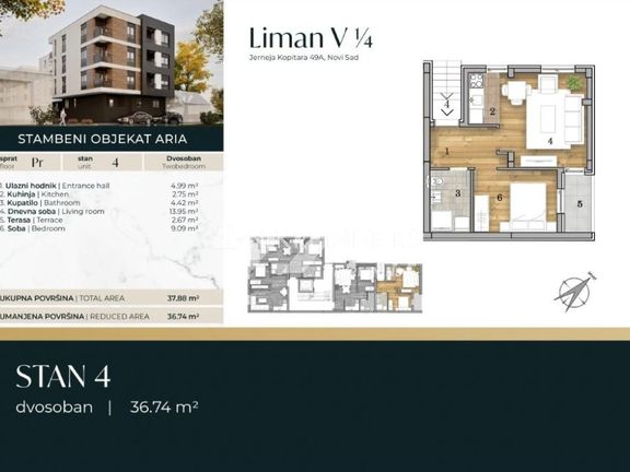 Liman V – Novi Sad - novogradnja| BEZ PROVIZIJE ID#5611