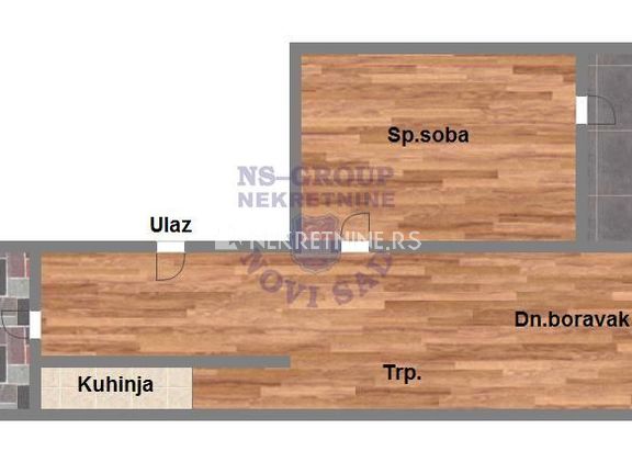 Dvosoban stan na Bulevaru Evrope, 53m2