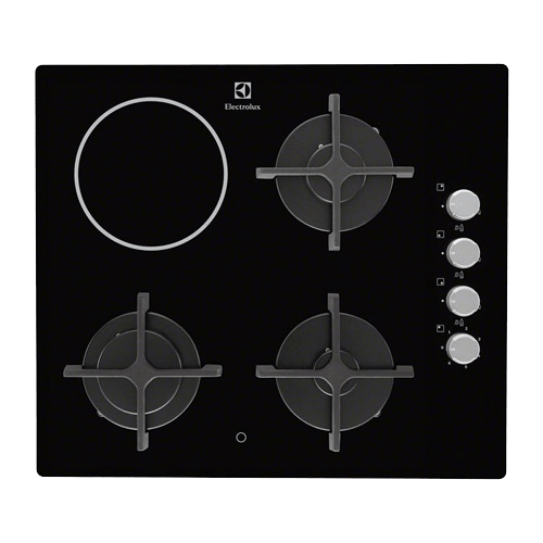 Electrolux Ugradna ploča EGE6182NOK Crna, Kombinovana, Mehaničko (Prekidač)
