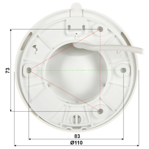 Imou Kamera IPC-T22EP-C IP WIFI 2MP EYEBALL KAMERA IMOU IC 30M, 2.8MM, MIKROFON, PLASTIKA