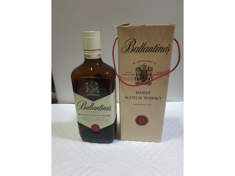 Flaša I ambalažna kutija Ballantines finest 0,7l