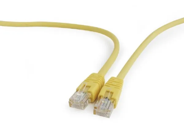 PP12-5M/Y Gembird Mrezni kabl, CAT5e UTP Patch cord 5m yellow